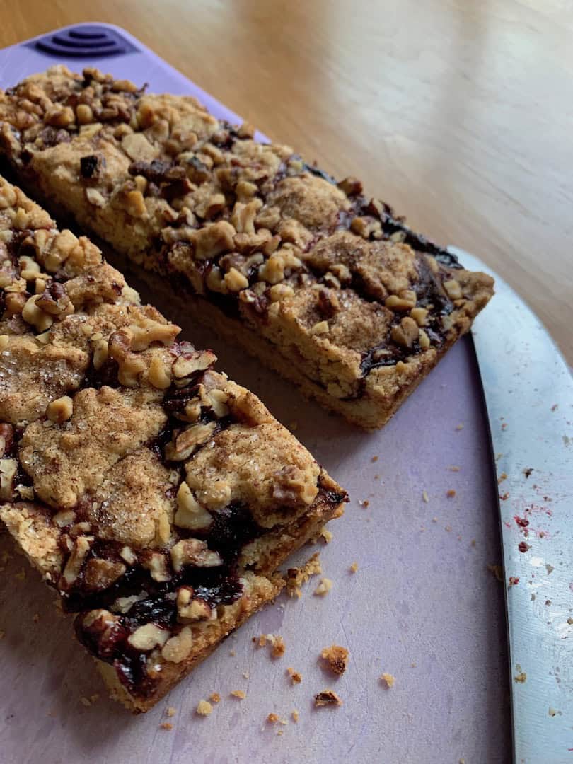 Fruit Oat Nut Crumble Bars - Sibby Barrett